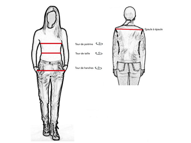 Taille vetement en cm | guide des tailles femme