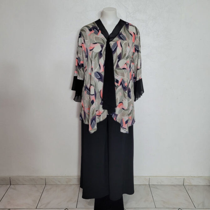 Ensemble pantalon tunique mariage | Grande Taille Femme