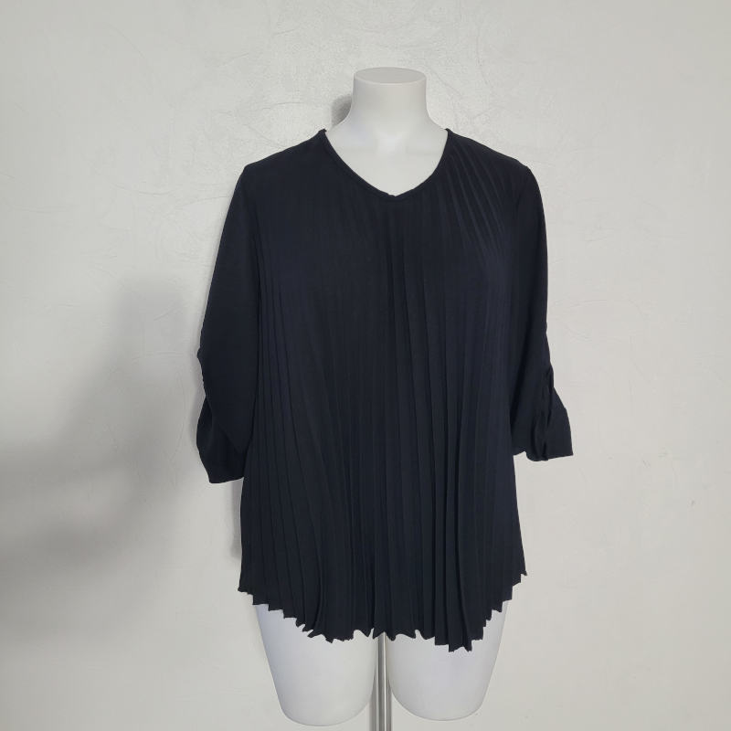 blouse noire femme chic » grande taille 44 au 54 | tops chics